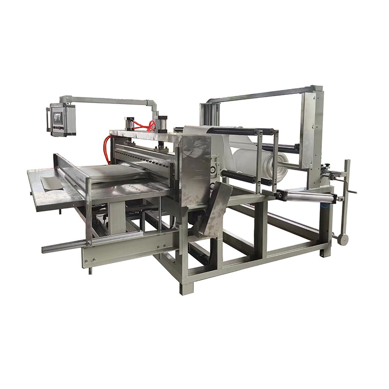 Non woven slice cutting machine