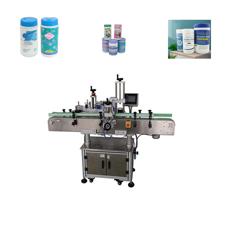 Round bottle labeling machine