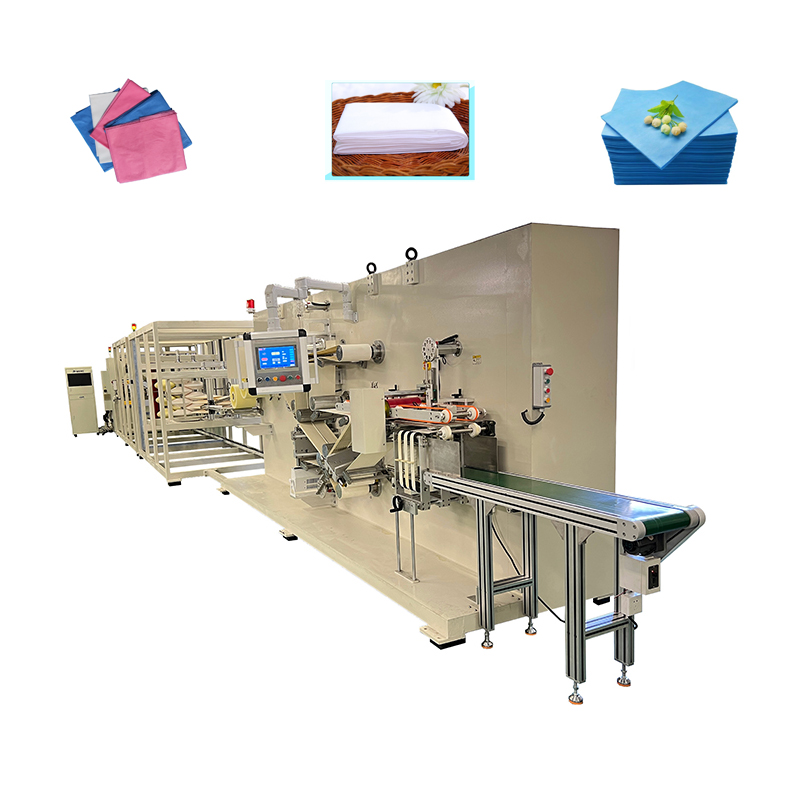 Efficient Non woven bed sheet folding machine