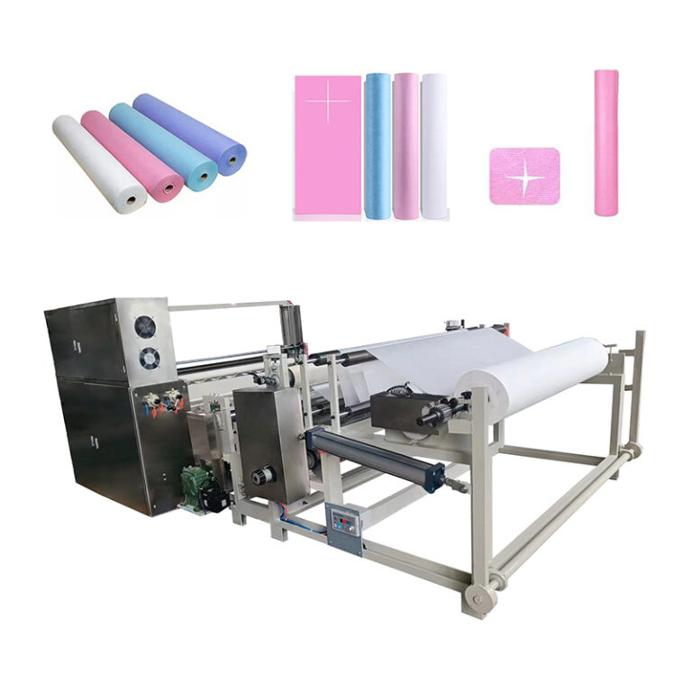 Non Woven Spa Bed Sheets Rewinding Machine